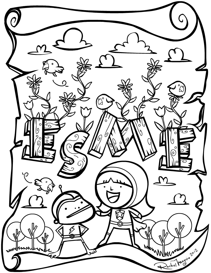 Wordgirl Coloring Pages Coloring Pages