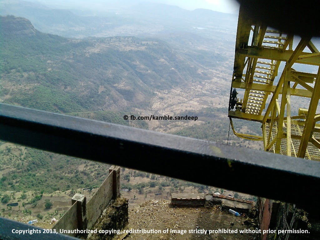 Raigad Ropeway, an easy access to the Fort - रायगड रोप वे
