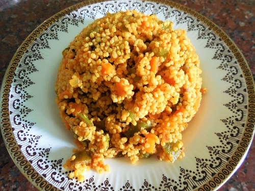 NAVANE VEGETABLE VANGIBATH - Spicy Vegetable and Foxtail Millet
