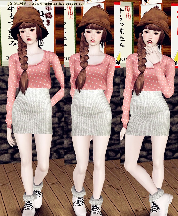 [JS SIMS 3] Two Piece Dress－JS SIMS｜痞客邦