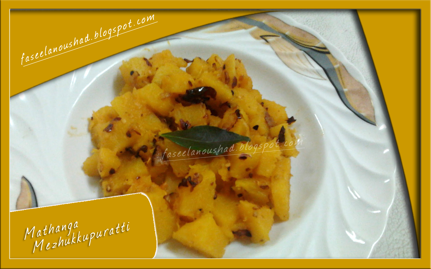 GOOD FOOD ENDS WITH GOOD TALK: Mathanga Mezhukkupuratti