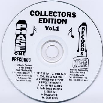 Rasta Reggae Music: VA - Phase One Collectors Edition Vol. 1