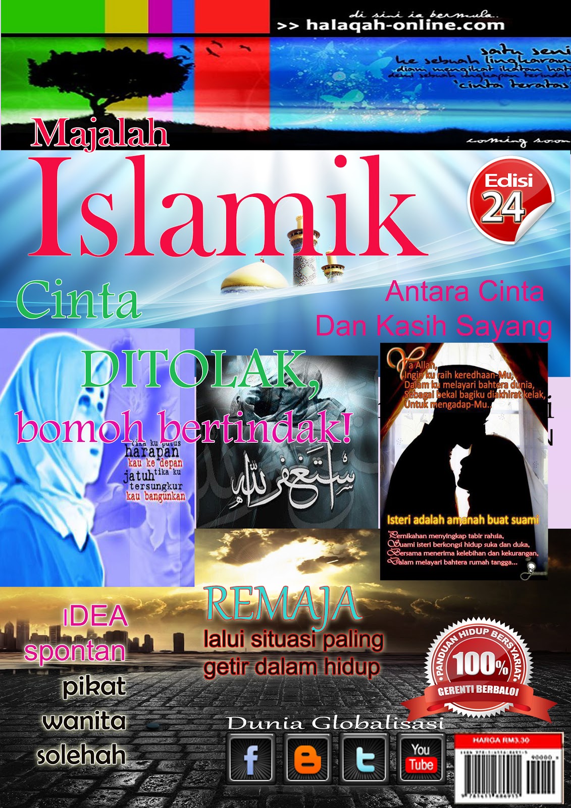 ekspresi dan inspirasi dalam dunia grafik: Cover Majalah Islamik