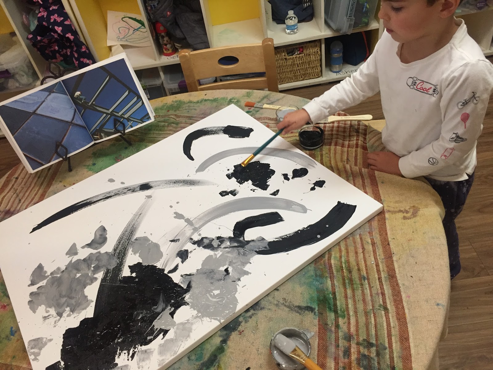 Process Art Abstract Piece/Mixed Media