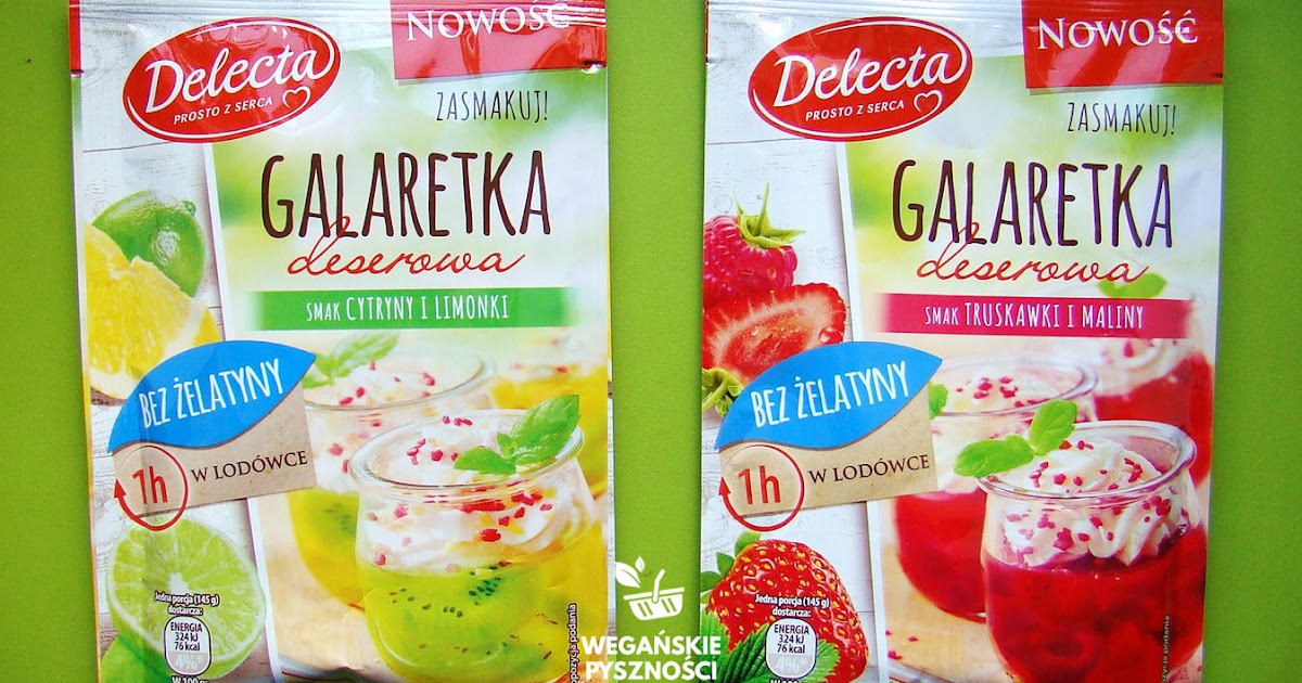 SMACZNE I WEGAŃSKIE: GALARETKI DESEROWE Delecta