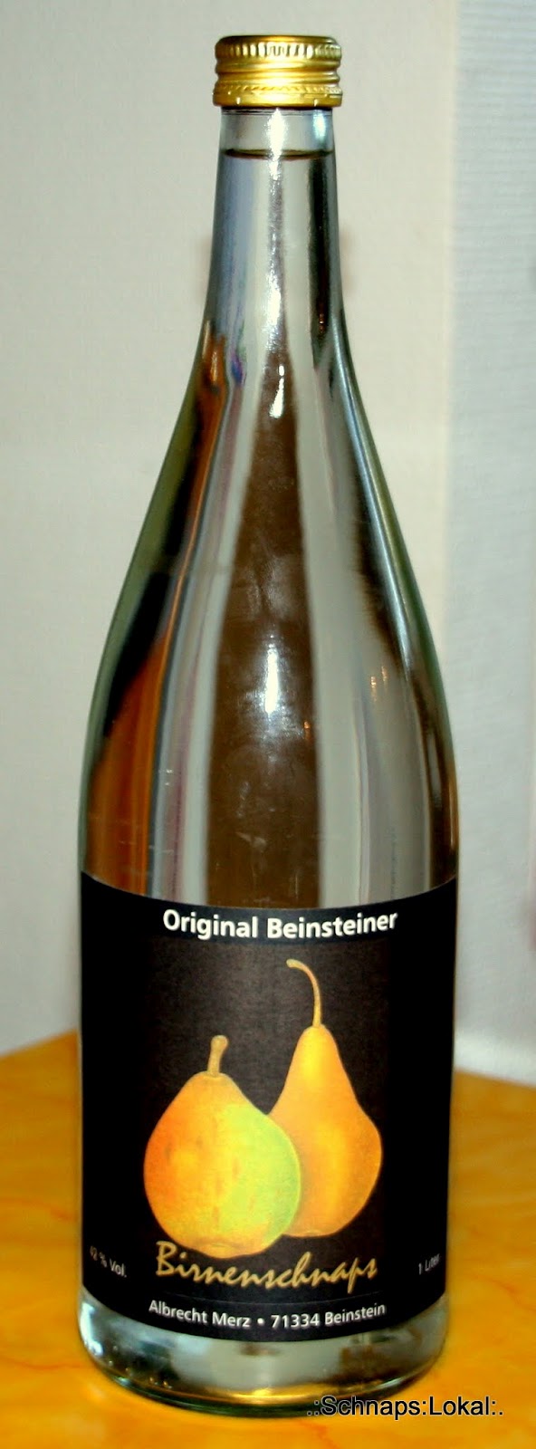 .:Schnaps:Lokal:.: Original Beinsteiner Birnenschnaps