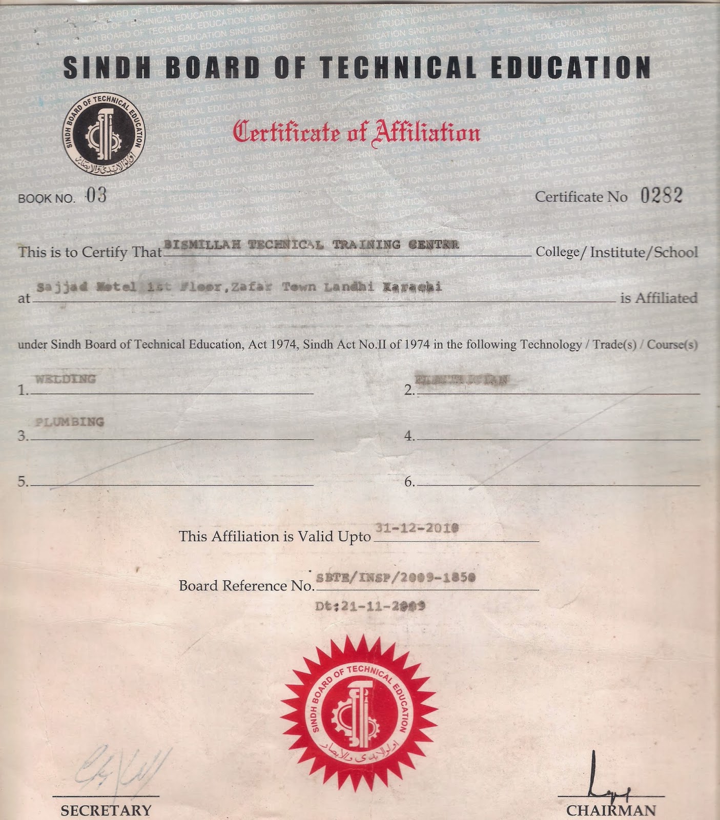 BTTConline Certificate Service