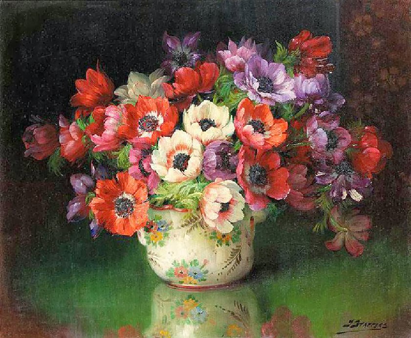 Julien Stappers | Still life with Flowers painter | Tutt'Art@ | Pittura ...