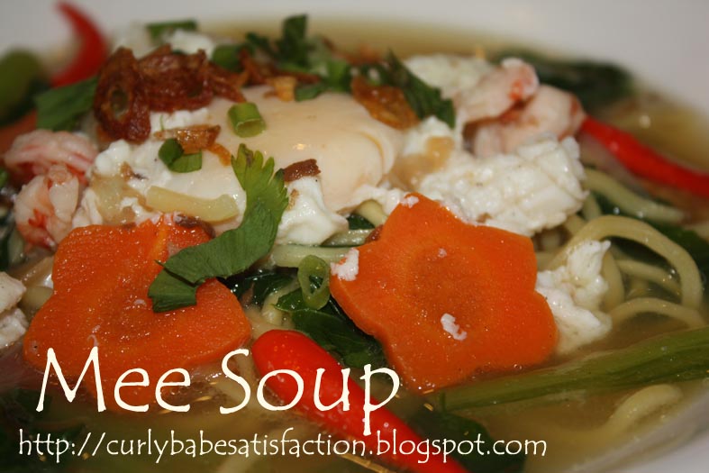 Curlybabe's Satisfaction: Mee & Mee Hoon Soup