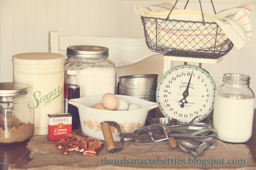 The Urban Acre Betties: Baking cookies~ Vintage style!