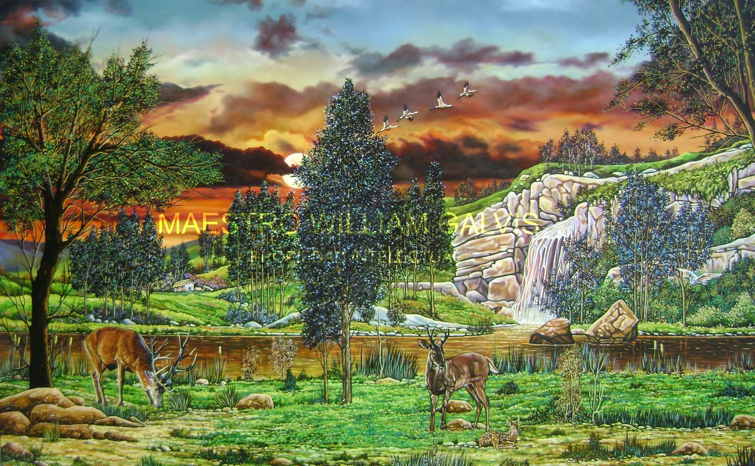MAESTRO "WILLIAM GALVIS": PAISAJE Y BODEGÓN