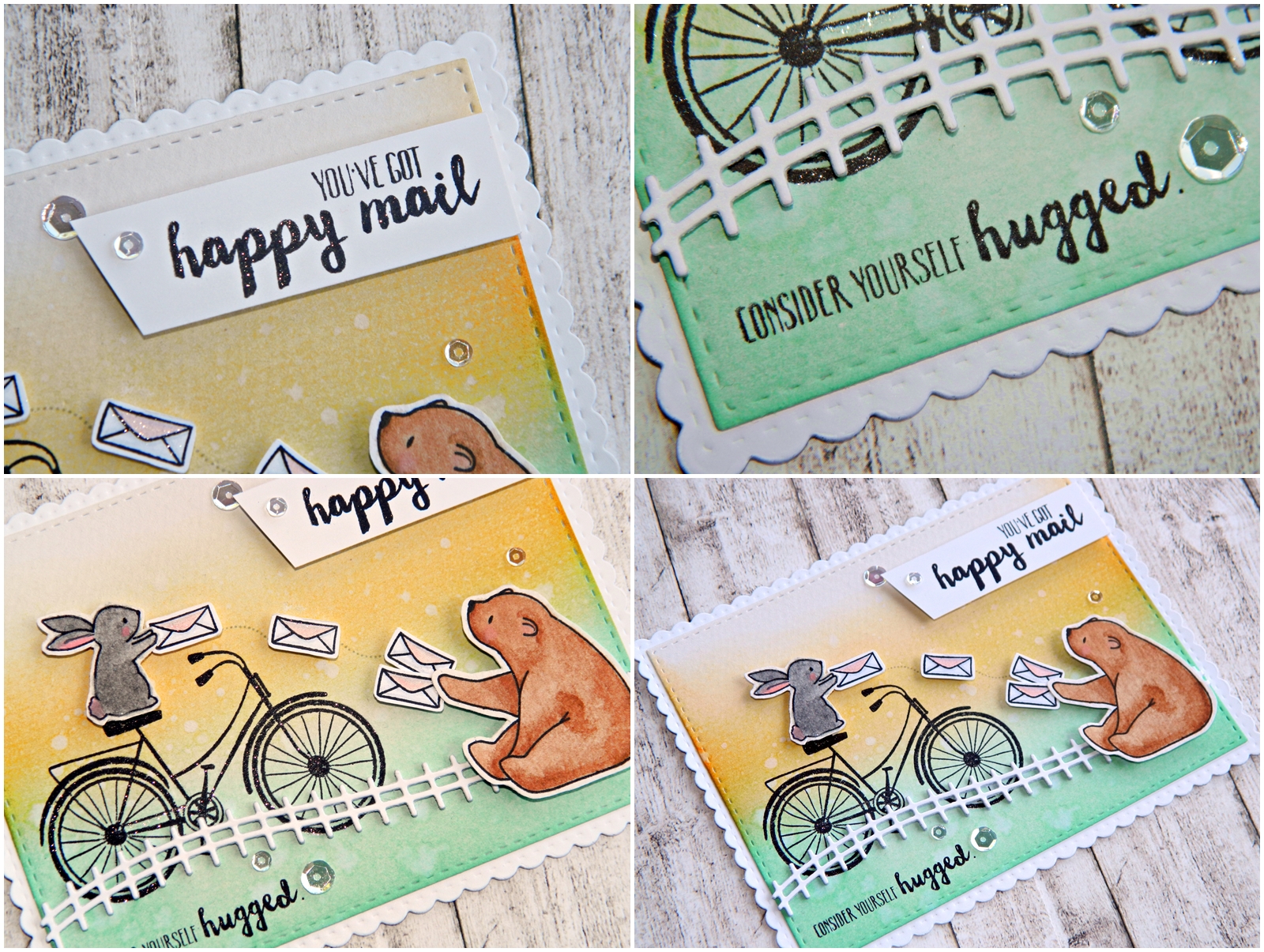 Happy Mail - Handmade Card