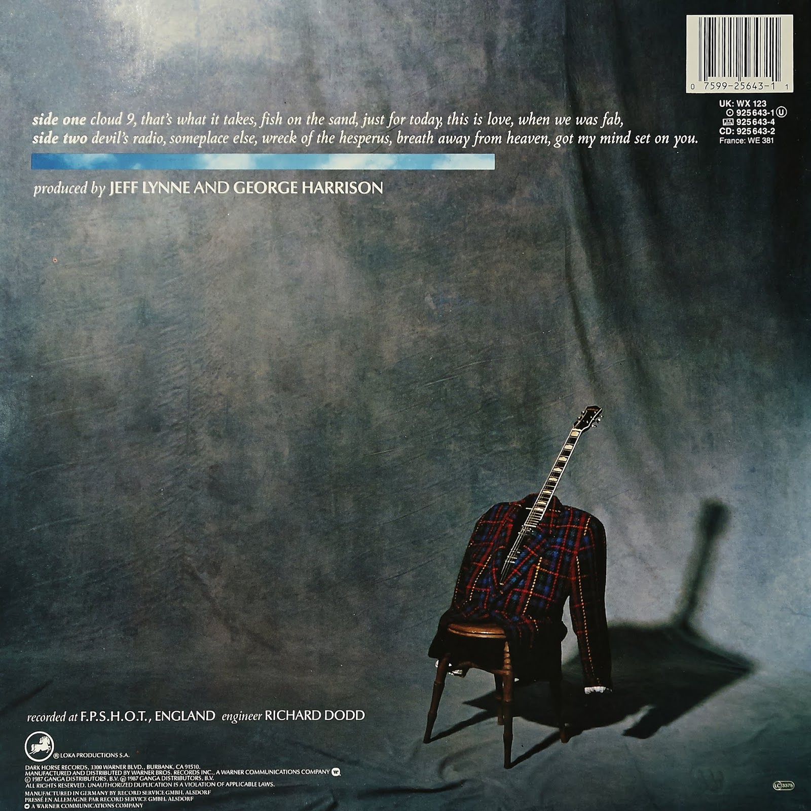 1987 Cloud Nine - George Harrison - Rockronología