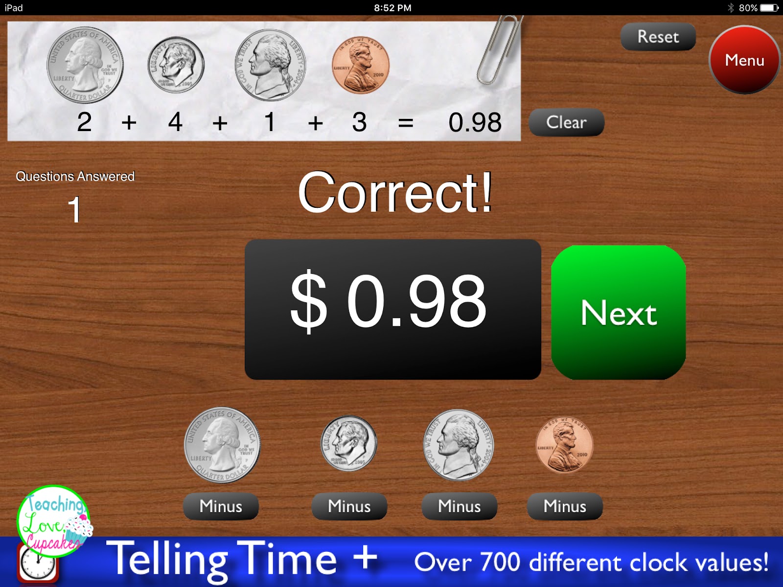 Teaching,Love,Cupcakes: Counting Coins