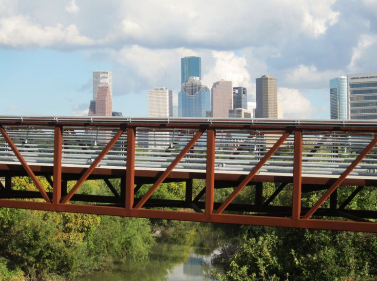 H-Town-West Photo Blog: Crossing the Bayou on foot: Photos of ...