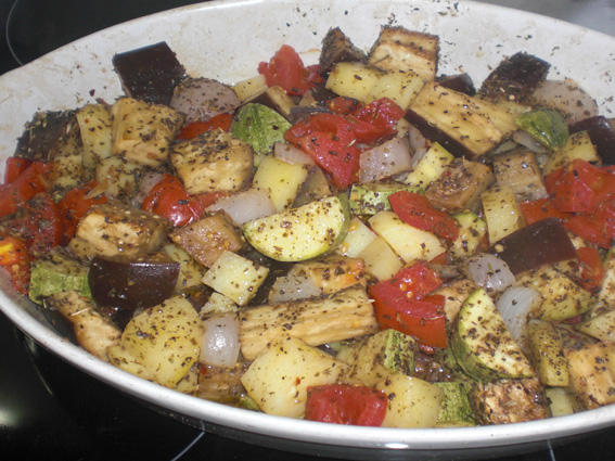 Der Geschmack von Kreta: Briam - kretischer Gemüseauflauf