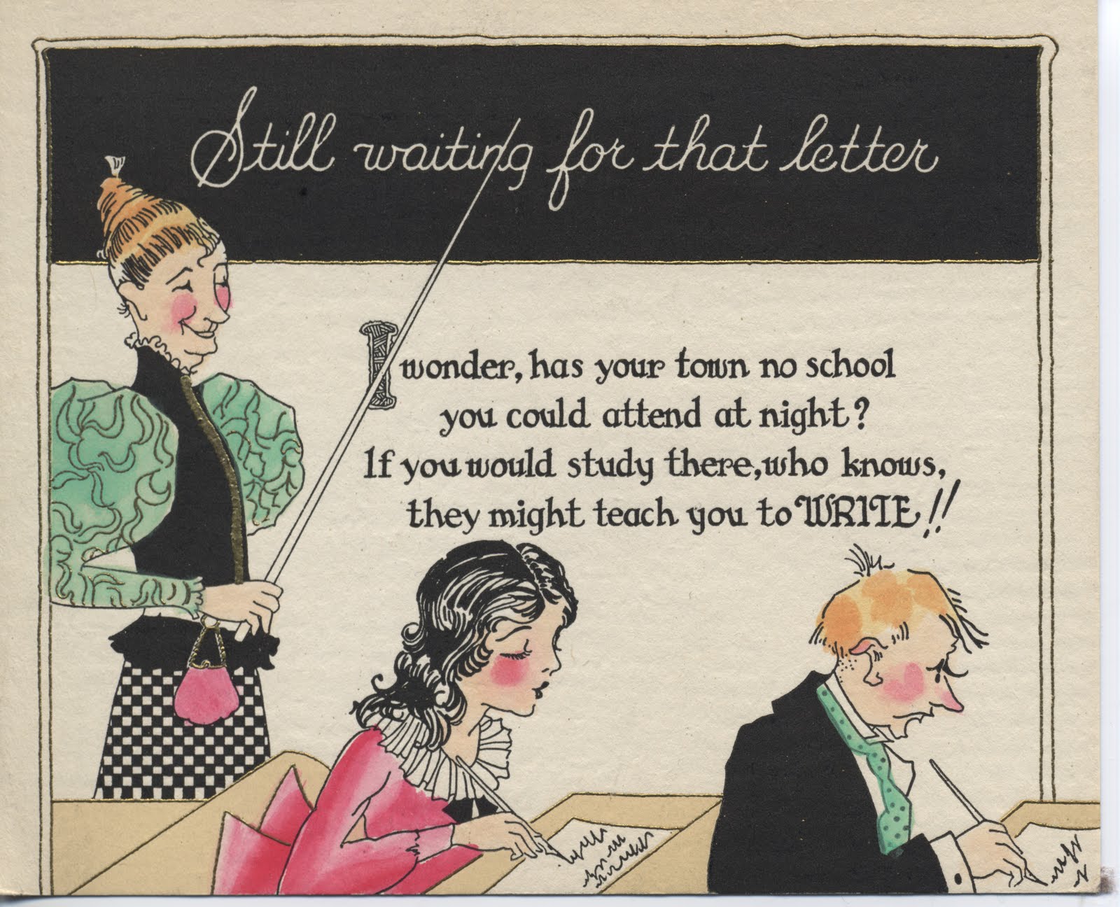 Postcards, etc.: Back to School