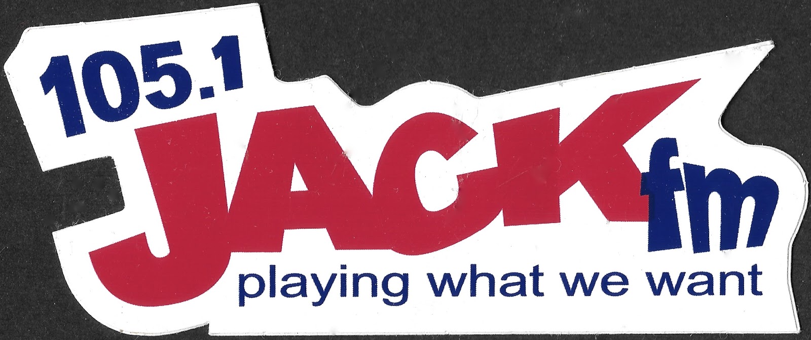 Radio Sticker of the Day: Defunct JACK FMs