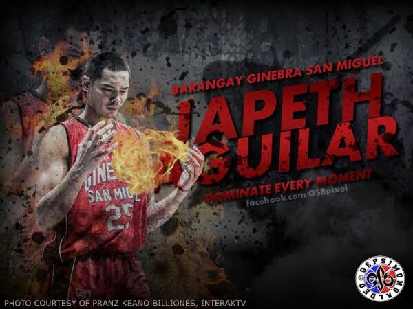 Mico Halili: PBA Fan Art - Japeth Aguilar drops it like it's hot vs ...