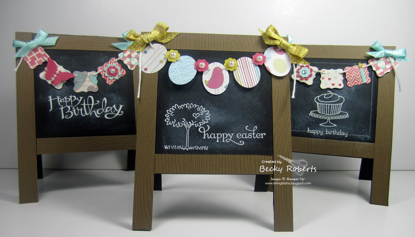 Inking Idaho: Chalkboard Card Tutorial