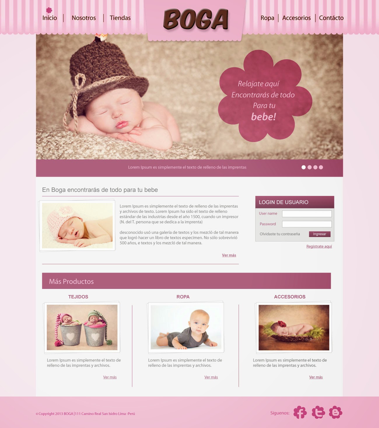 steph desing: Pagina Web de ropa y Accesorios para bebes