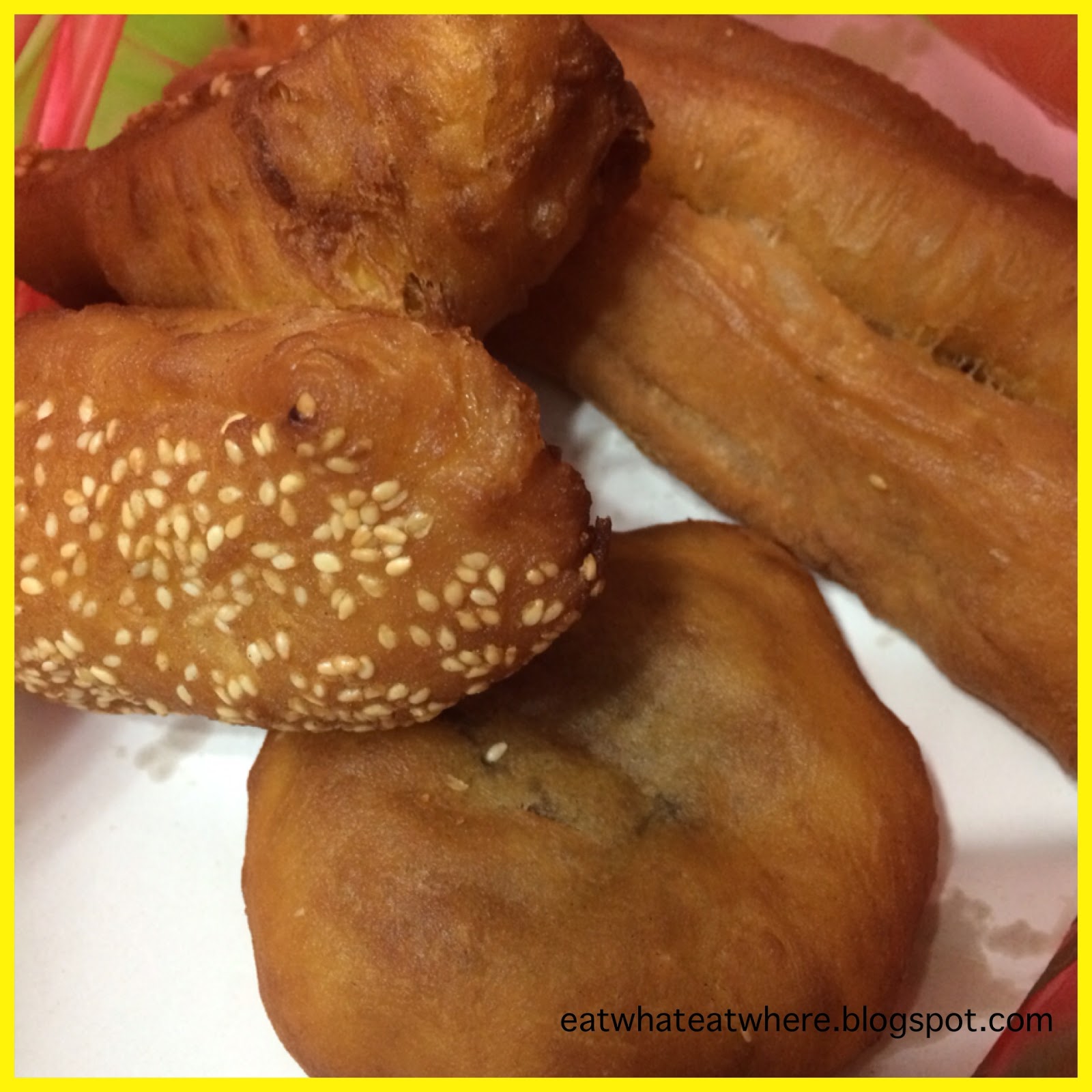 Eat what, Eat where?: Just One Food - Fried Bun with Red Bean Paste