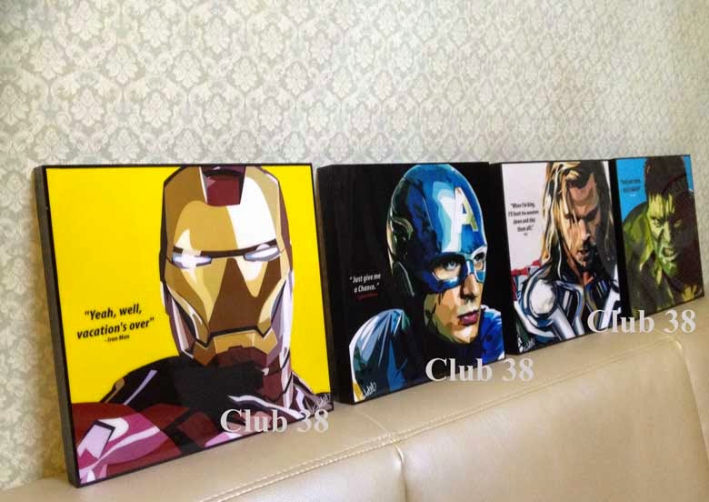 Club 38: Pop Art Marvel CAPTAIN AMERICA