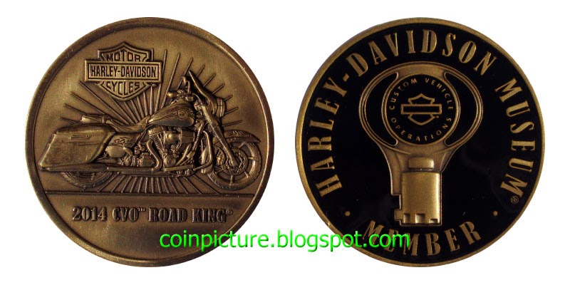 coinpicture.blogspot.com: HARLEY DAVIDSON MUSEUM MEMBER COIN