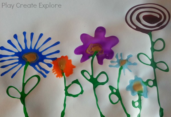 Play Create Explore: Colored Glue Art