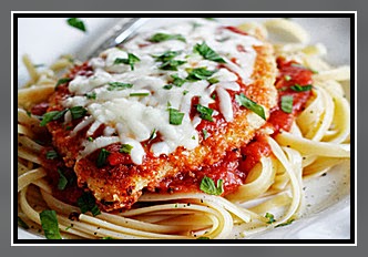 Recipe Spy: Cafe Firenze: Chicken Parmigiana & Fettuccine Alfredo ...