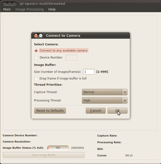 Nick Dademo Qt Opencv Multithreaded V121 Released