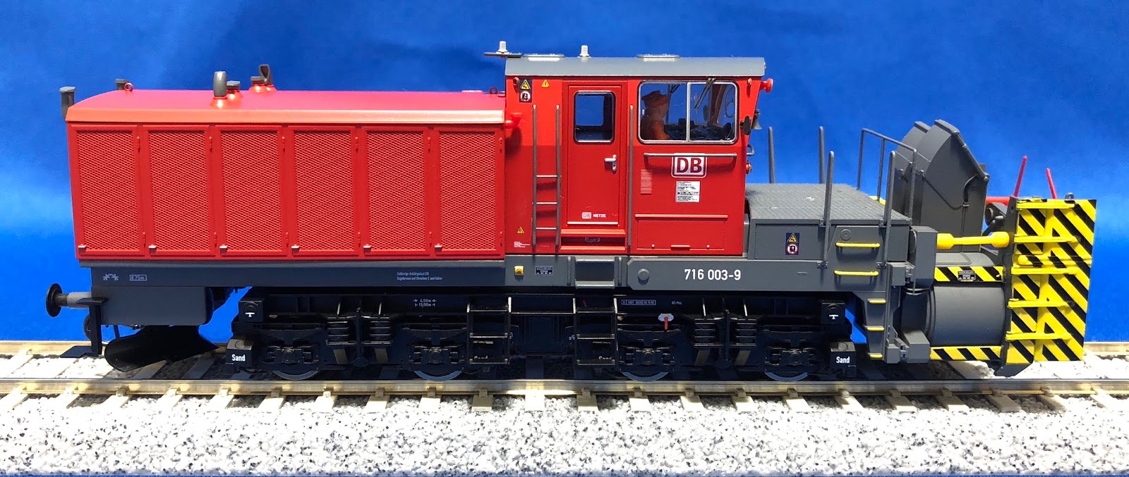 Fuka-P Train Model.: ROCO #72802 Beilhack Rotary Snow Blower,DBAG BR716.