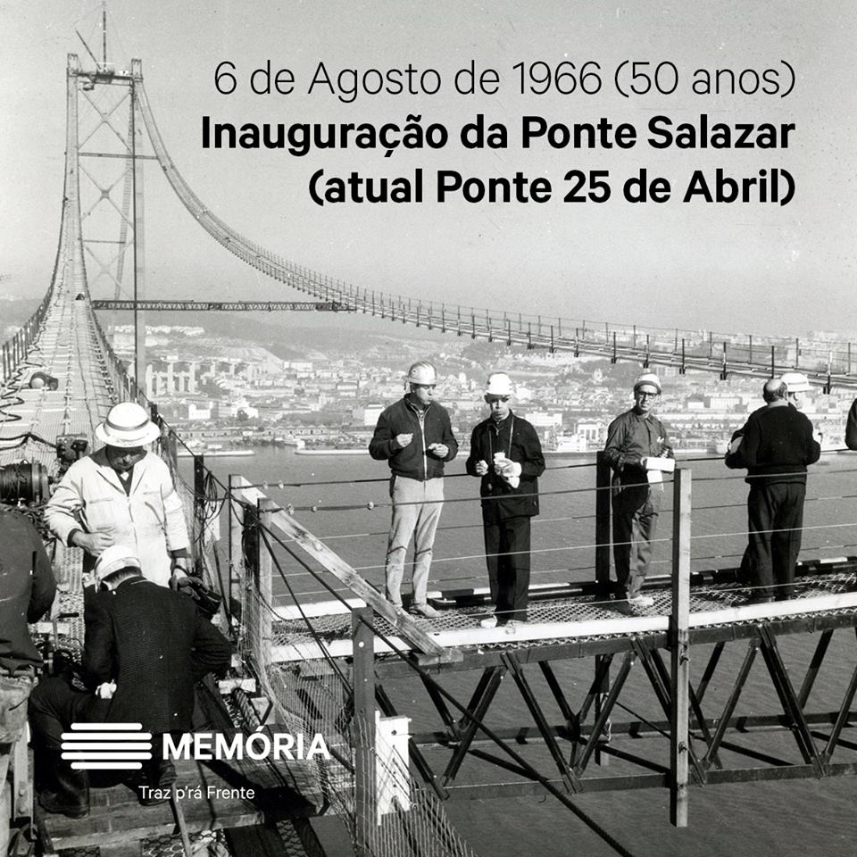 História Dia a Dia: 6 de agosto de 1966: Inaugurada a Ponte Salazar ...