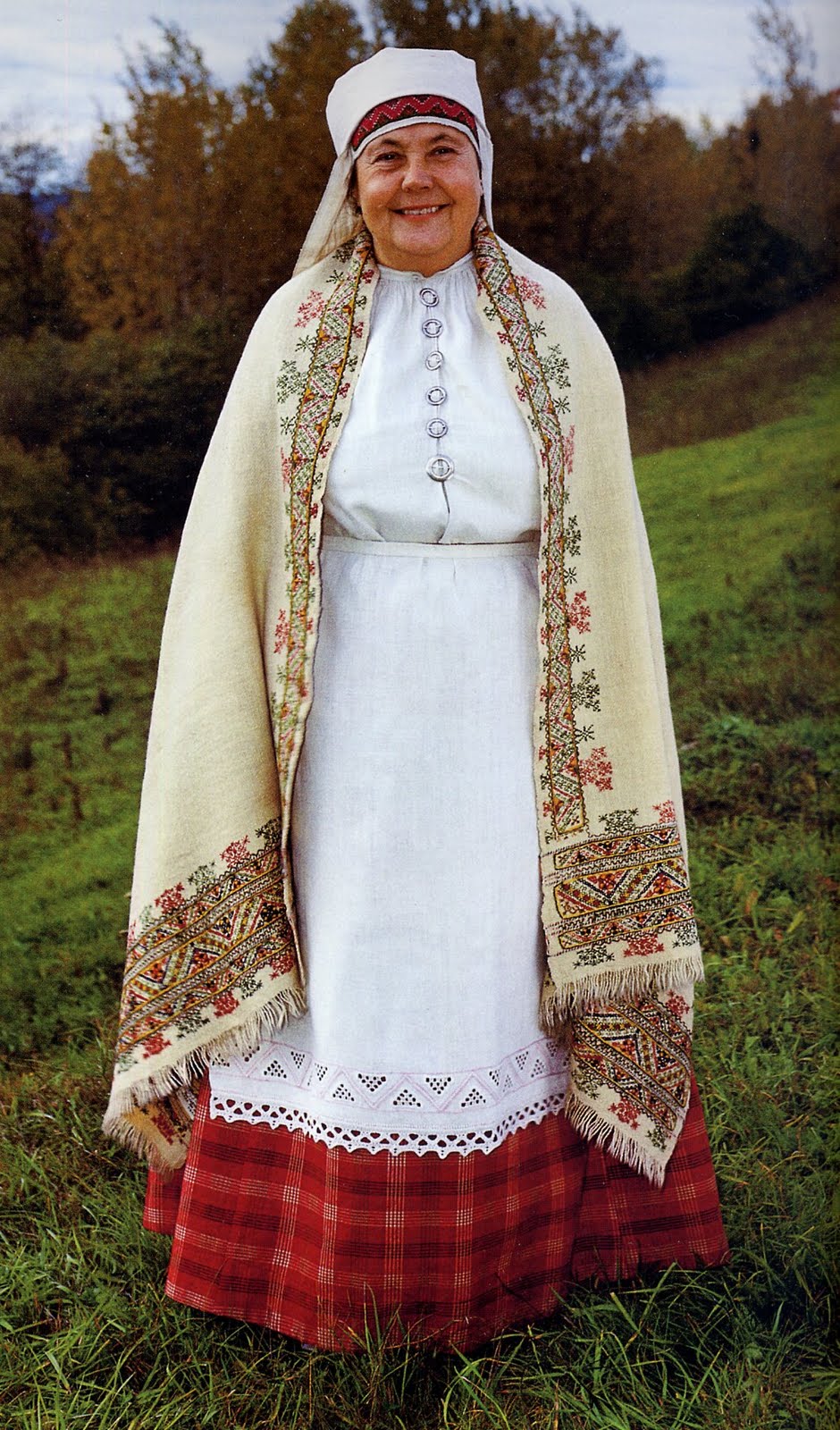 FolkCostume&Embroidery: Female Costume of Barkava and Bergzale, South ...