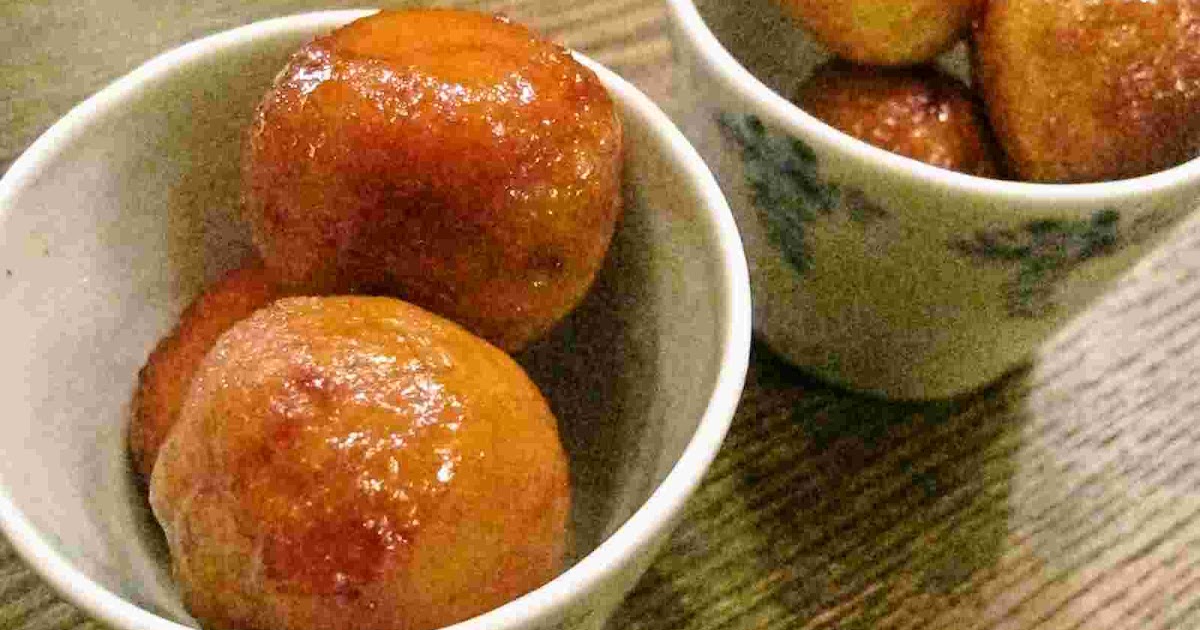 Recipes for Tom: Age-renkon dango no amakarani / deep-fried lotus root ...