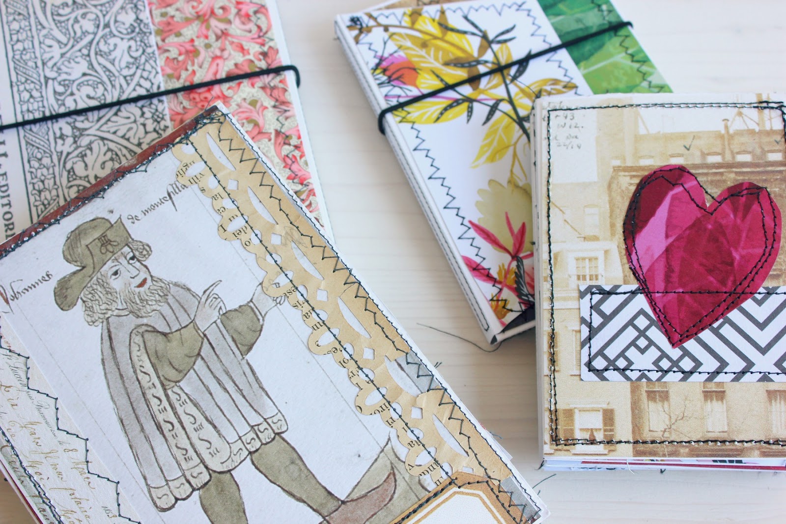 Roxy Creations: Stitching paper journals with Mary Ann Moss