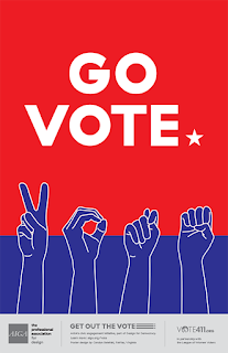 Curls Studio: Get Out the Vote Poster Design