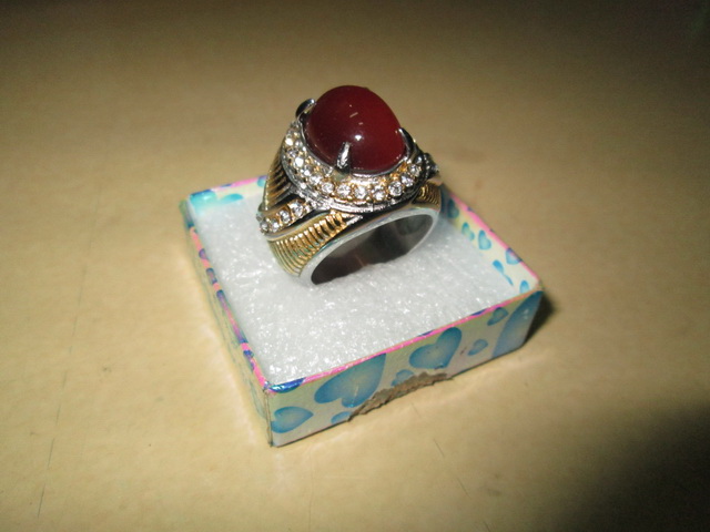CNC virtual: Jual: Cincin batu Red Raflesia, kristal mantap, ikatan ...