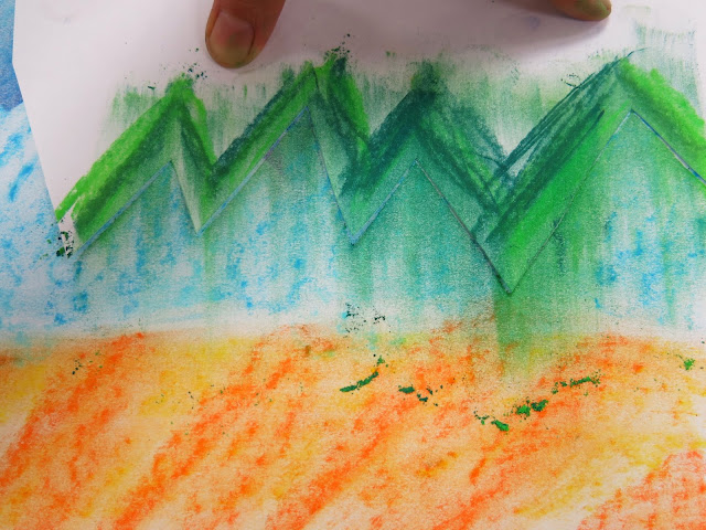 Cassie Stephens: In the Art Room: Desert Landscapes with Third Grade