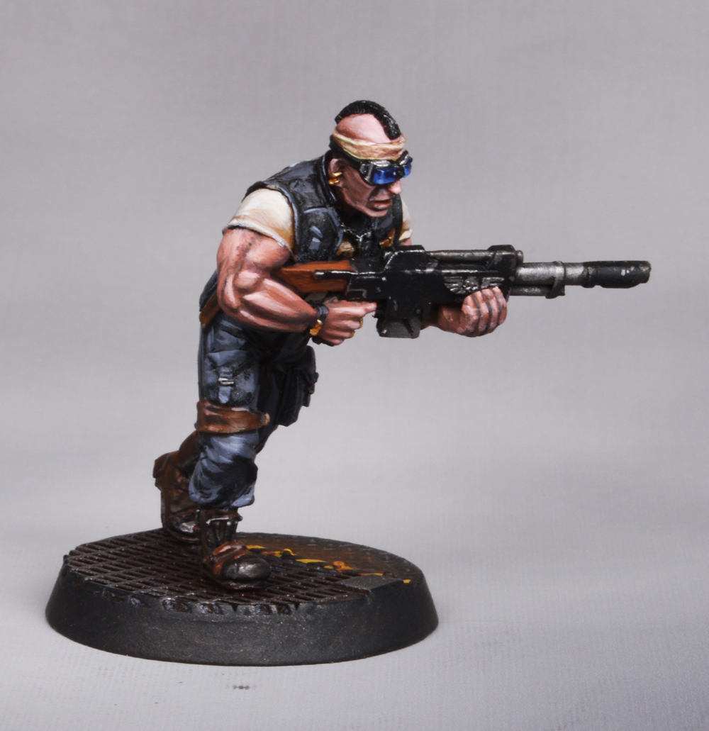 davetaylorminiatures: INQUISITOR - Witch Hunter Tyrus and Hive Ganger Talon