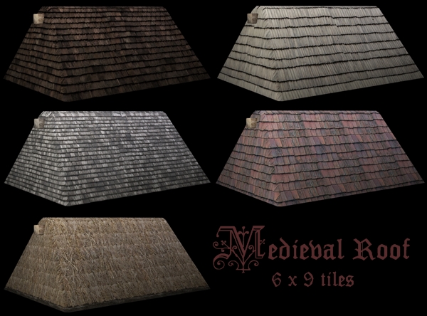 The Medieval Smithy SIMS 2: Medieval Roof