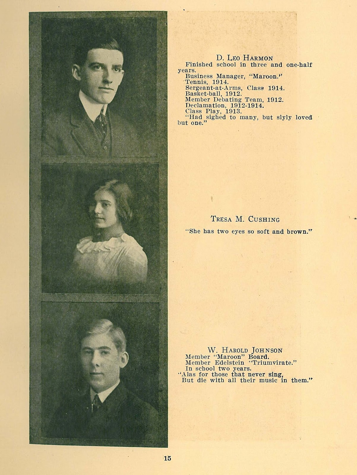 Princeville Heritage Museum: 1914 Maroon Yearbook