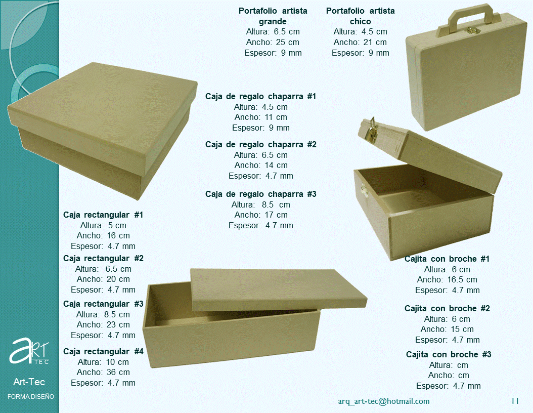 Recuerdo de Madera MDF
