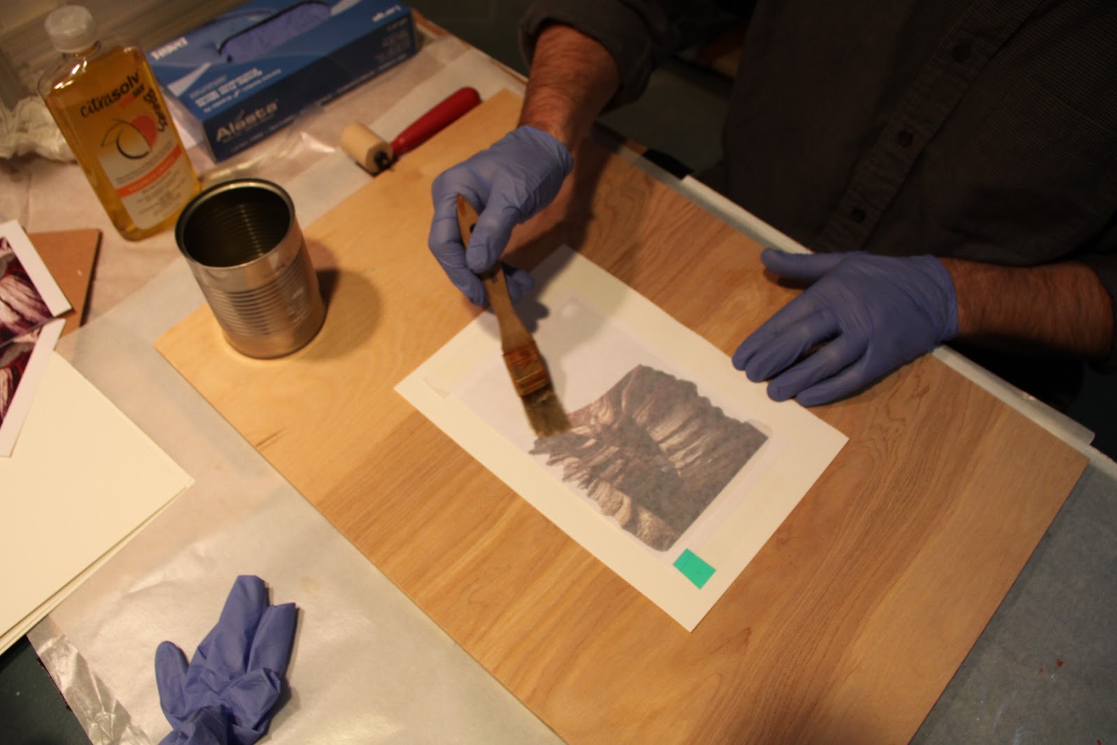 Monotype Printmaking: LaserJet Transfer