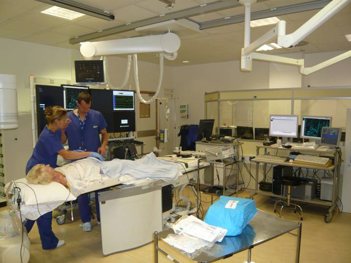 Dr Julian Strange & The Bristol Heart Institute: The Cath Lab Team