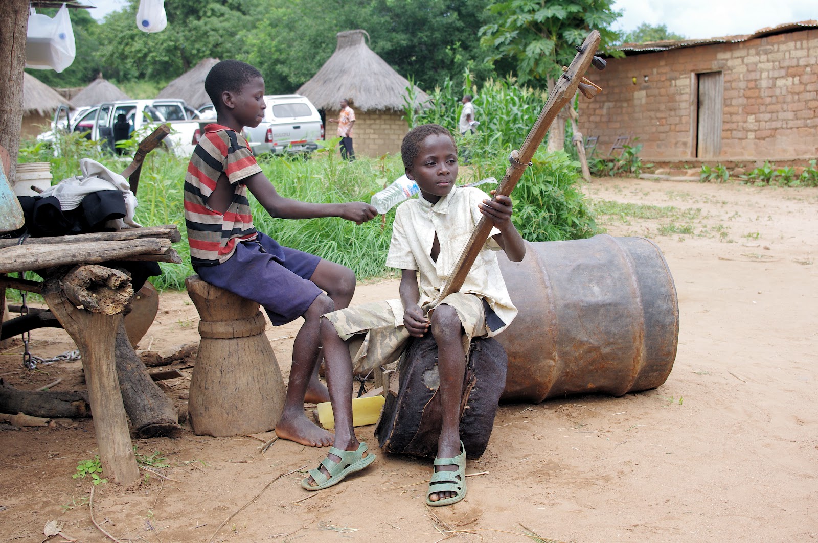Sally in Zambia with WaterAid