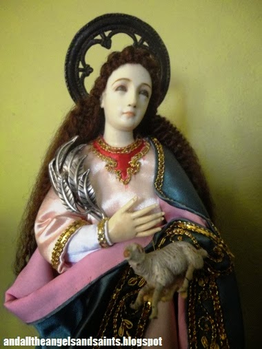 AND ALL THE ANGELS AND SAINTS: 187. STA. INES: From A Virgin Most Pure ...