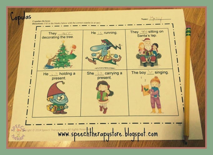 Speech Therapy: Stuff Your Stockings :)