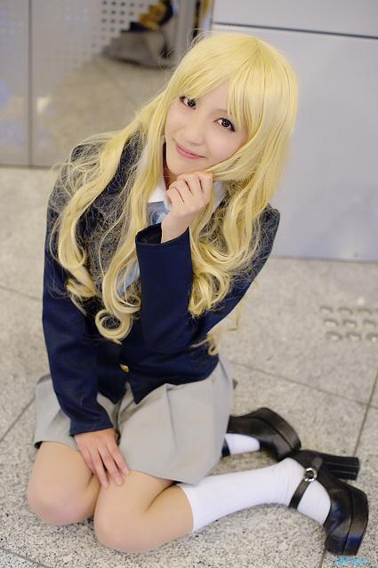 Cosplay Photos in Zip: K-On! Tsumugi Kotobuki Cosplay by Chamaro