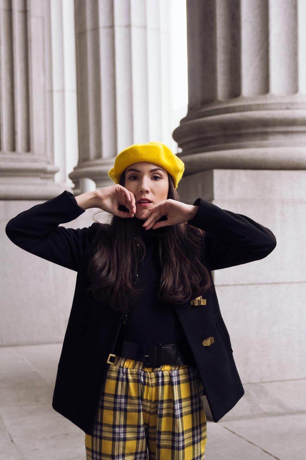 Plaid Pants in Montreal | Carolina Pinglo